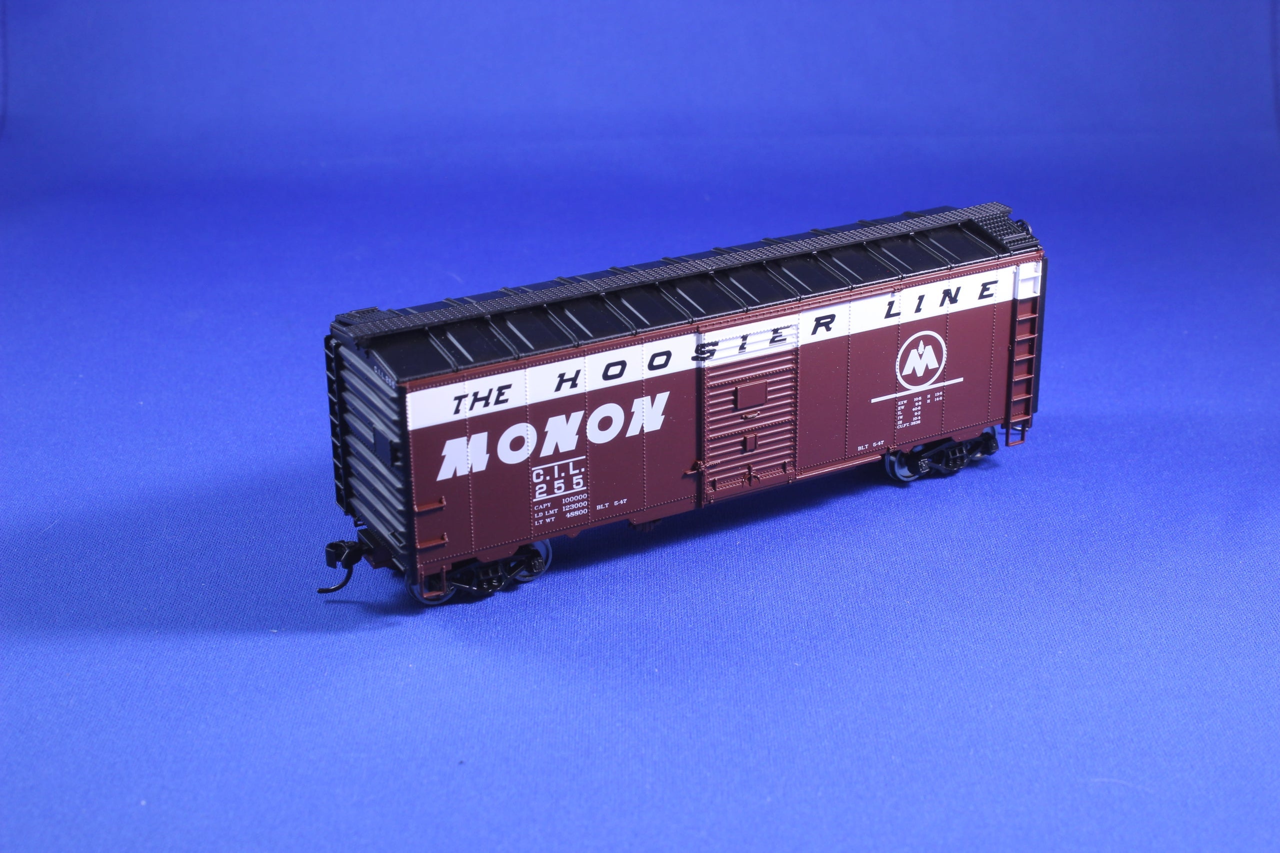MODEL - WALTHERS MAINLINE HO MONON 40 FT BOXCAR "The Hoosier Line" Road ...